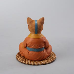 JXK Studio Zen Cat Statue | Handmade Resin Figurine, Gift for Cat ...