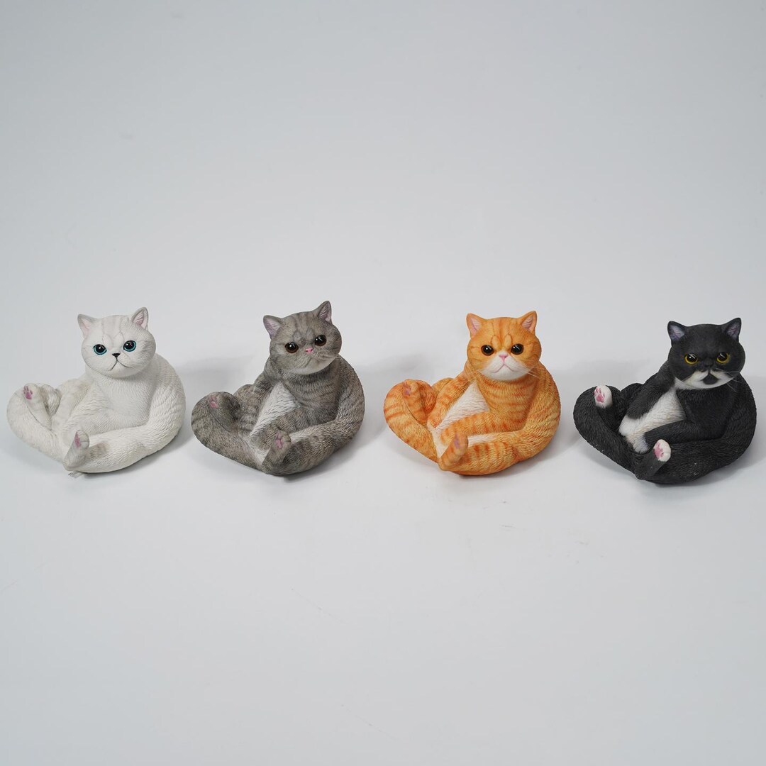 JXK Studio Custom Cat Figurine: Hand-painted Resin Statue, Pet Memorial ...