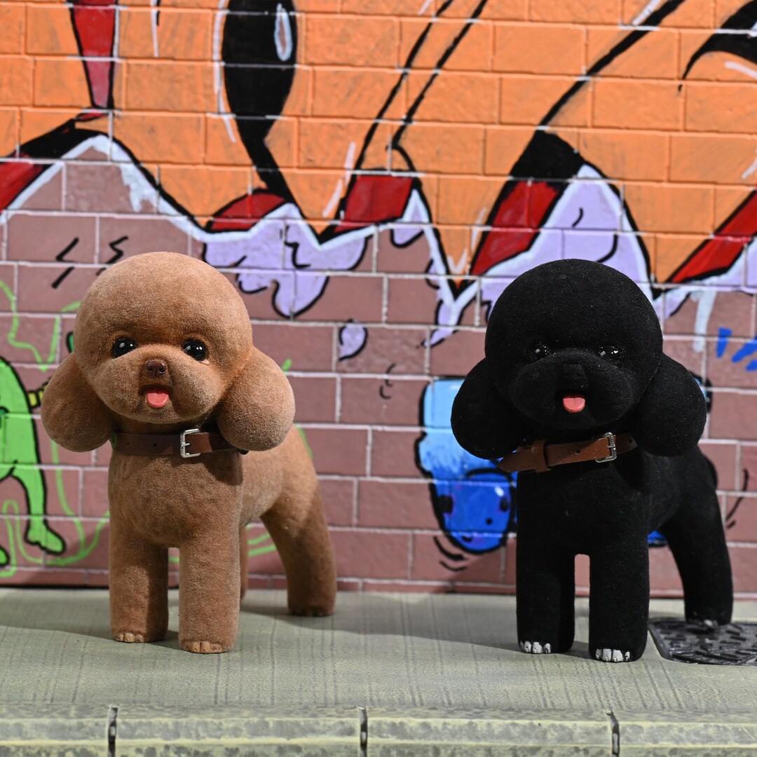 JXK Studio Poodle Dog Figurine, Resin Pet Statue, Dog Memorial Gift - Etsy