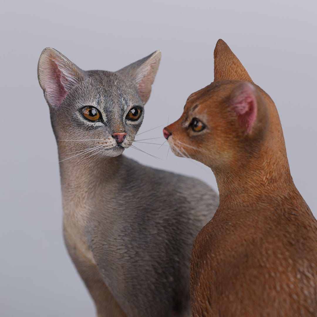 JXK Studio Custom Cat Statue, Personalized Resin Pet Memorial Figurine ...