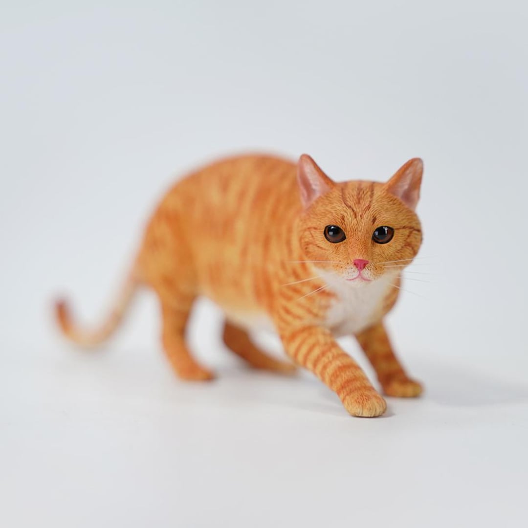 JXK Studio Custom Cat Figurine, Personalized Hand-painted Resin Pet ...