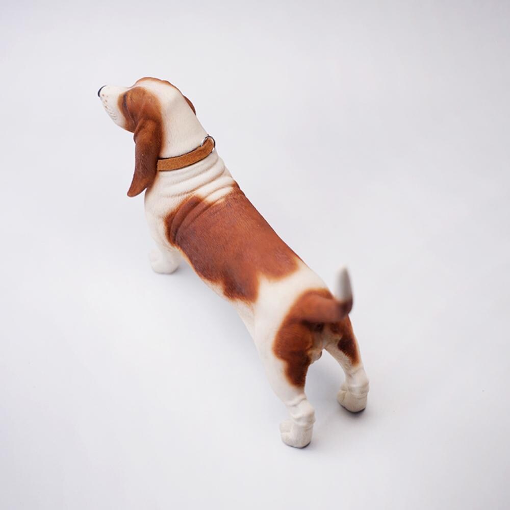 JXK Studio Basset Hound Dog Figurine, Resin Pet Statue, Dog Memorial ...