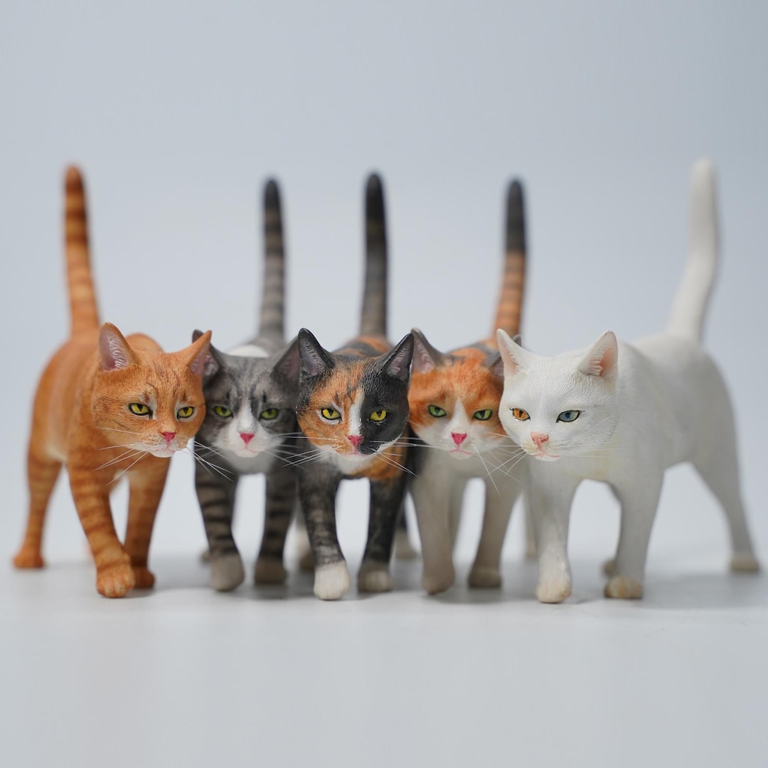 JXK Studio Custom Cat Figurine, Personalized Resin Statue, Pet Memorial ...
