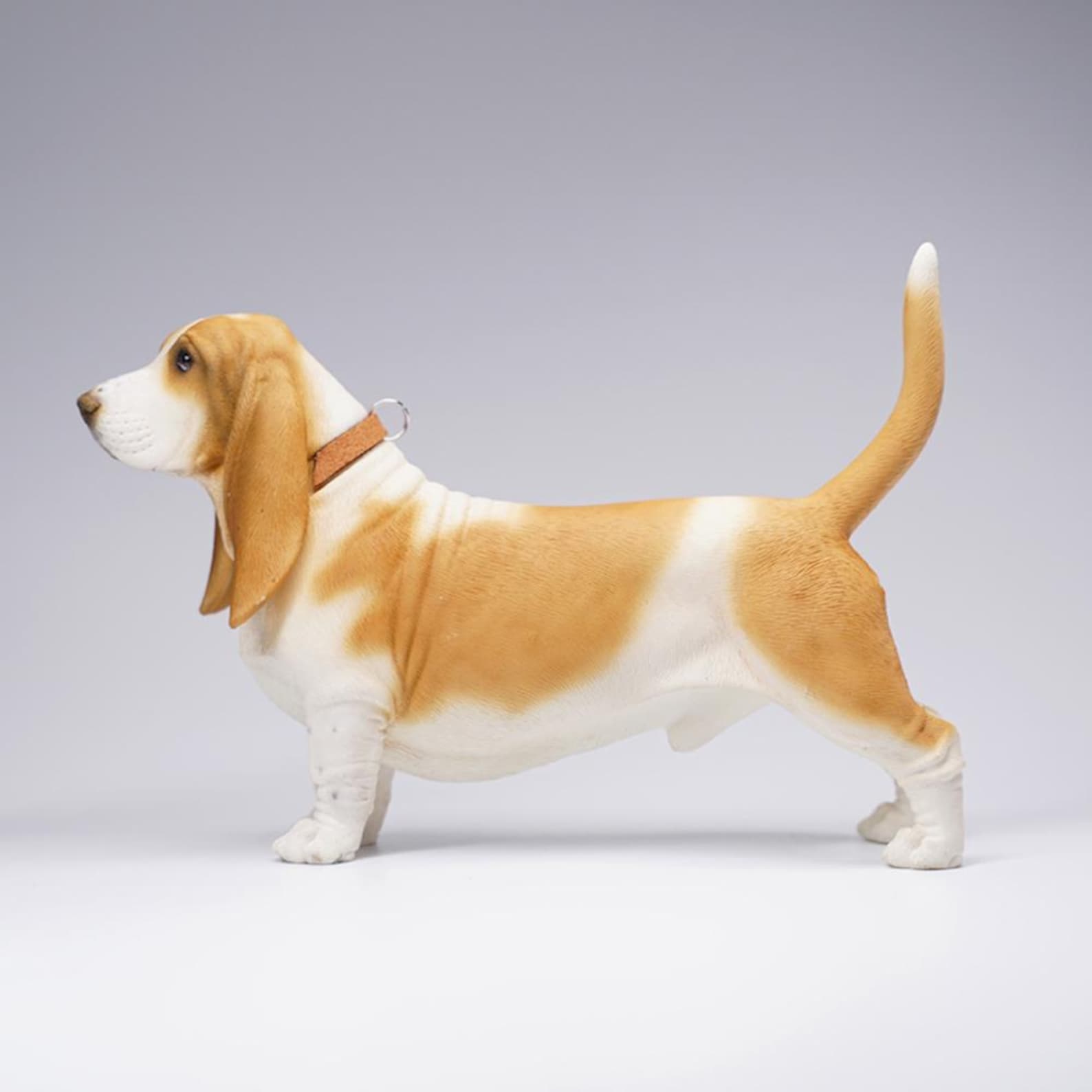 JXK Studio Basset Hound Dog Figurine, Resin Pet Statue, Dog Memorial ...