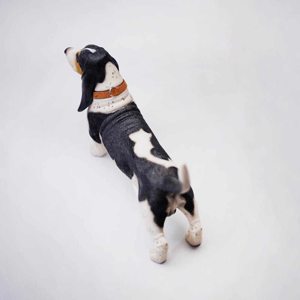 JXK Studio Basset Hound Dog Figurine, Resin Pet Statue, Dog Memorial ...