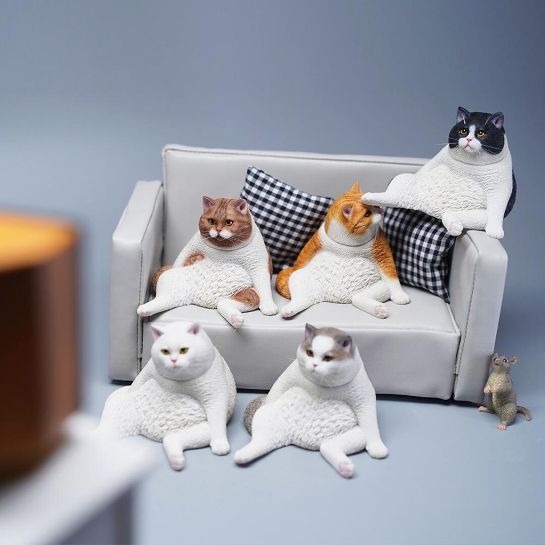 JXK Studio Custom Pet Statue | Hand-painted Resin Cat Sculpture, Pet ...