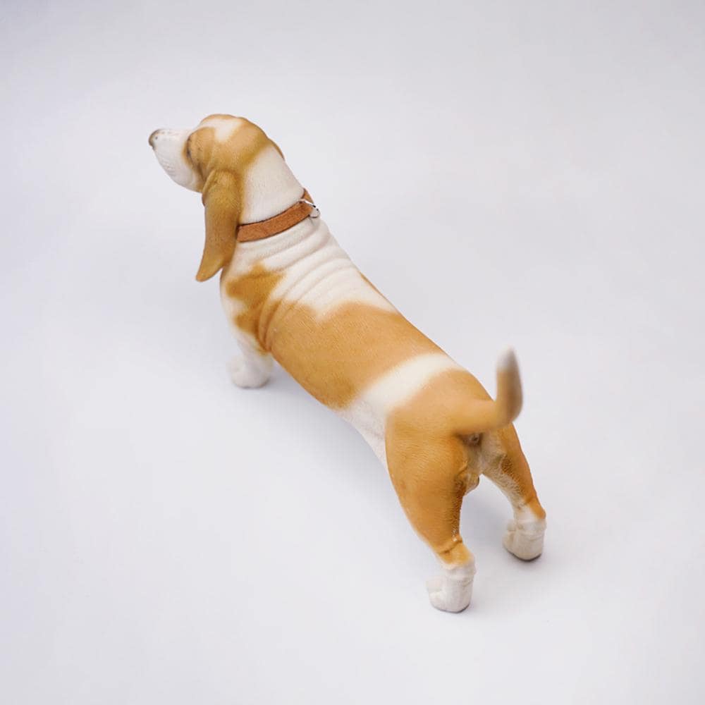 JXK Studio Basset Hound Dog Figurine, Resin Pet Statue, Dog Memorial ...