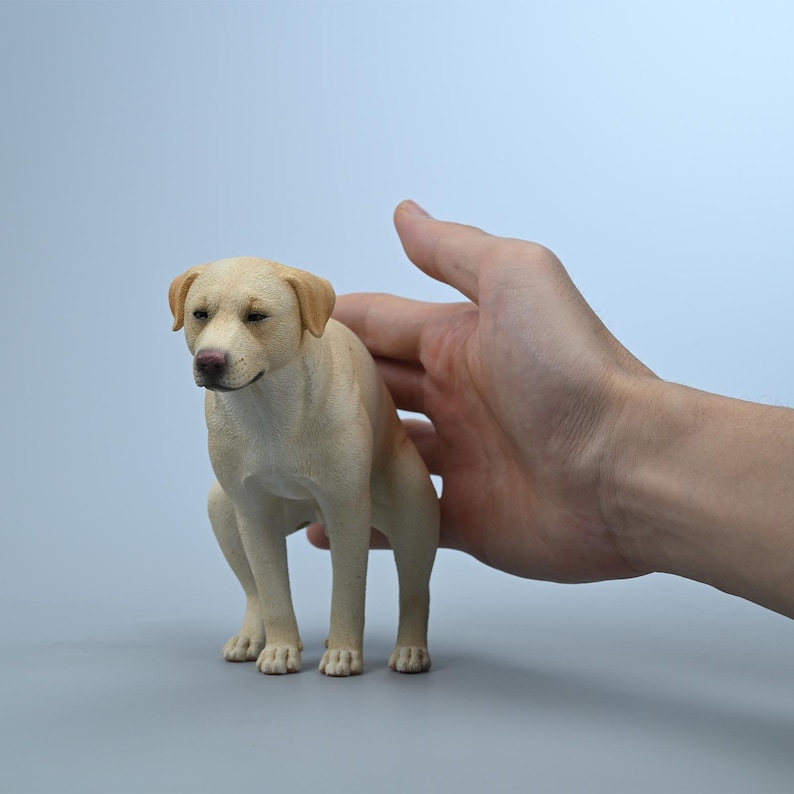 JXK Studio Pooping Labrador Dog Figurine, Resin Pet Statue, Dog ...