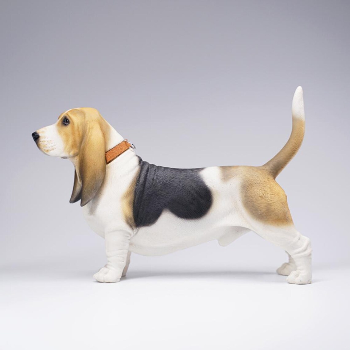 JXK Studio Basset Hound Dog Figurine, Resin Pet Statue, Dog Memorial ...