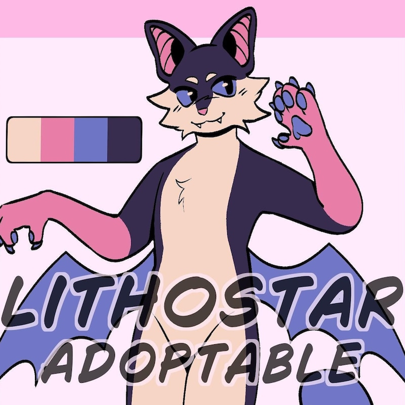 Bat Fursona - Etsy
