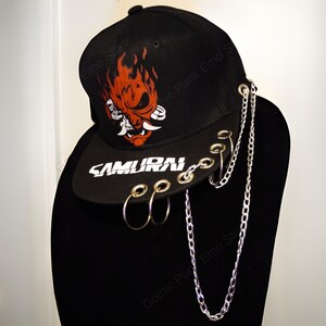 Cyberpunk 2077 Samurai Baseball Cap: Edgerunner Cosplay, Gothic Biker ...