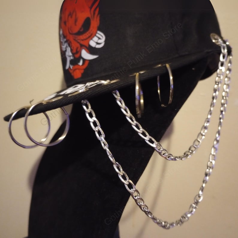 Cyberpunk 2077 Samurai Baseball Cap: Edgerunner Cosplay, Gothic Biker ...