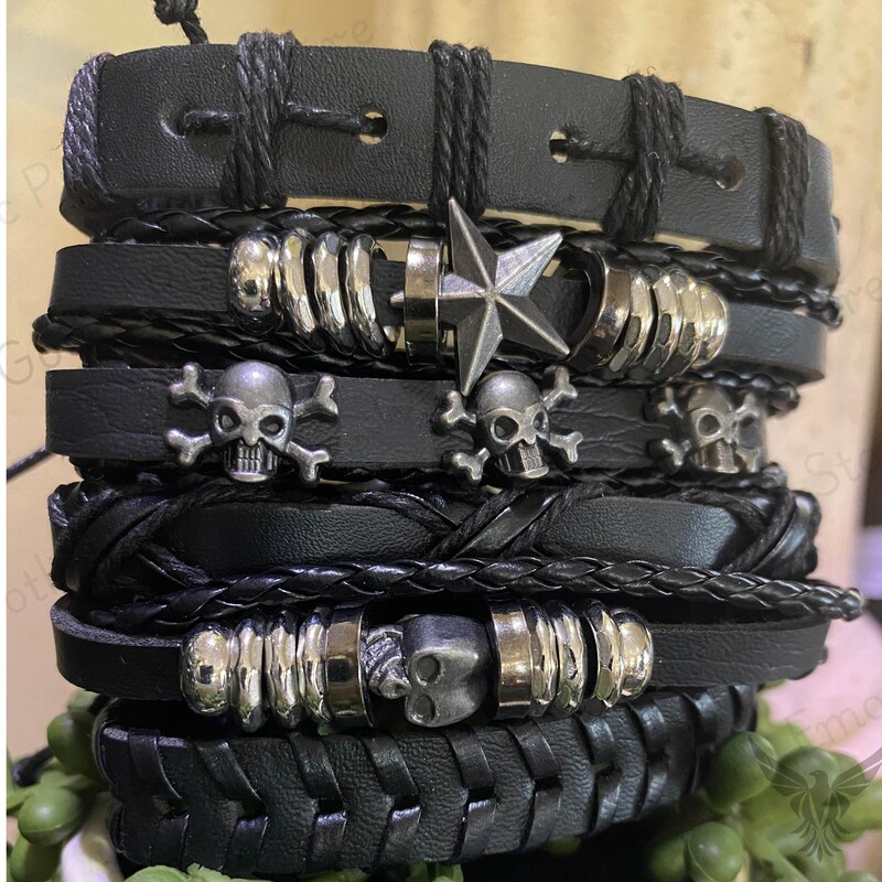 Emo Punk Mens Bracelet - Etsy