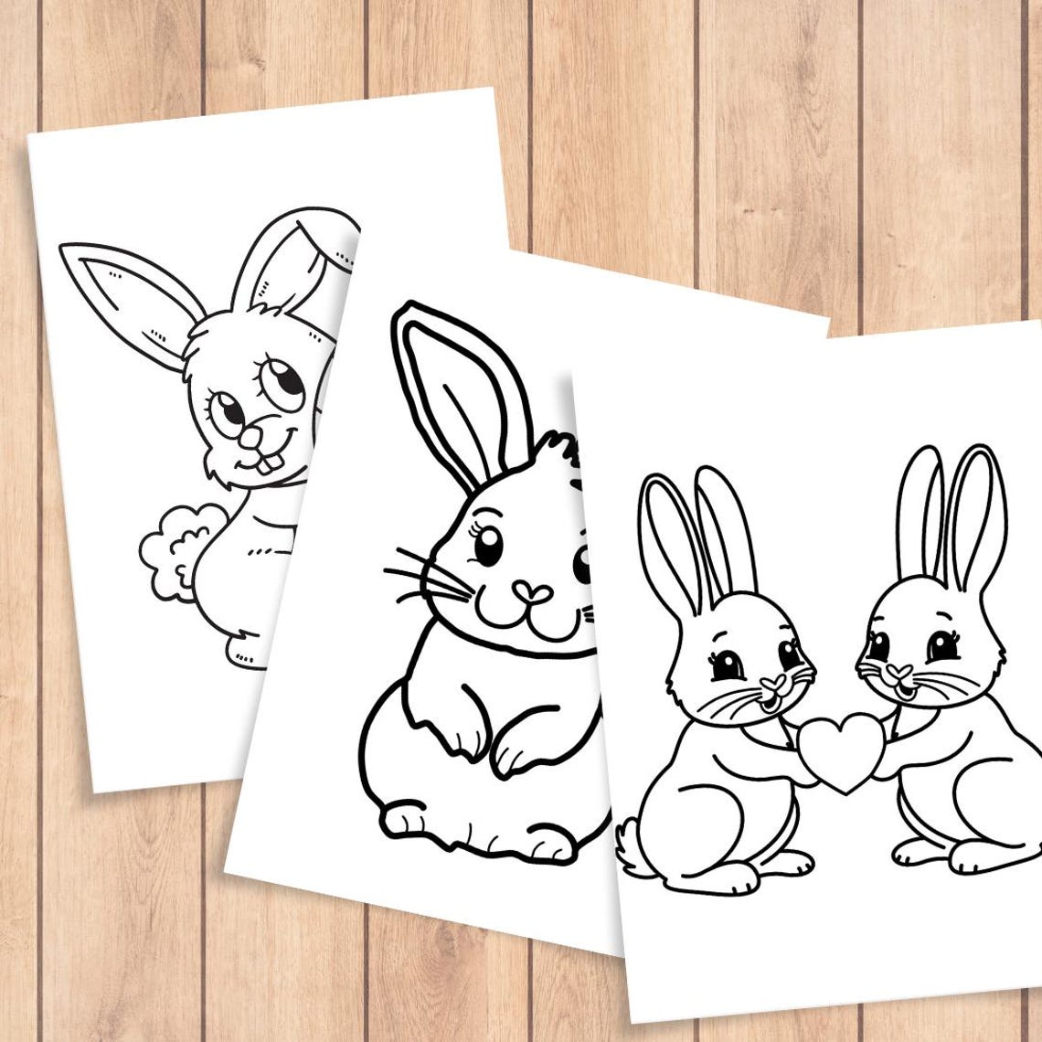 Bunny Coloring Pages Kids, 60 Easter Bunny Coloring Pages for Kids ...