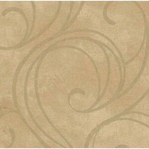 HAV40804 Beige Velvet Swirls Wallpaper - Etsy