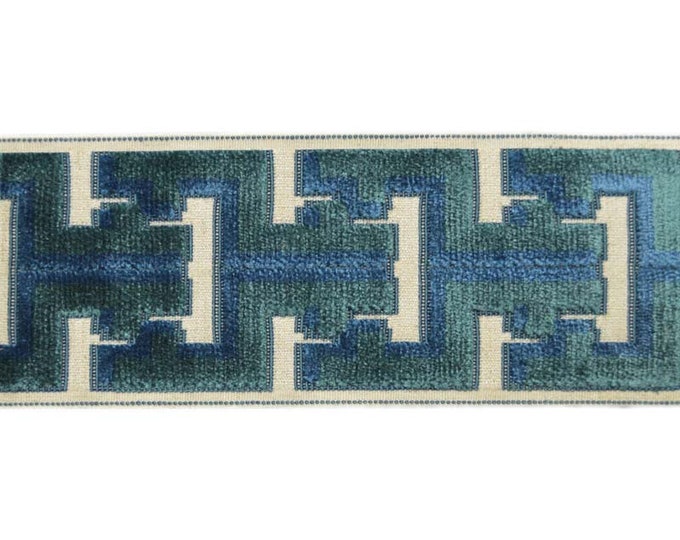 Oslo Aqua Europatex Trim - Etsy