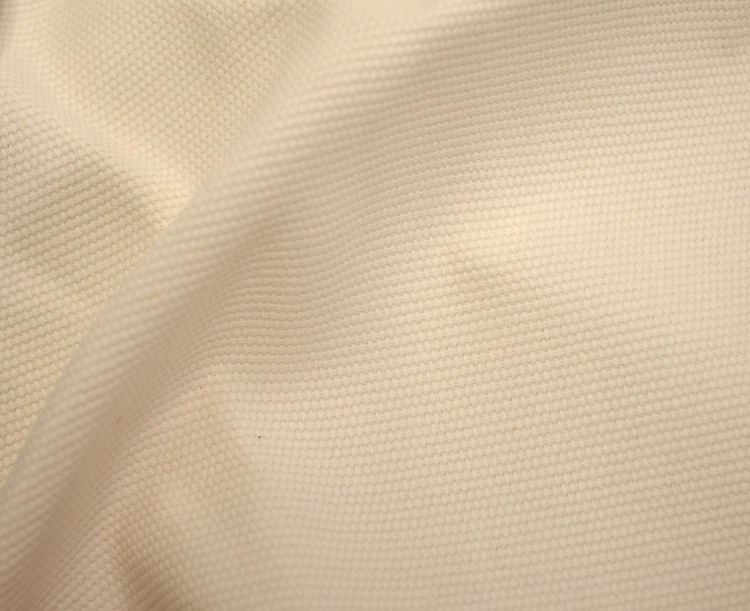 Boulder Canvas White Fabric - Etsy