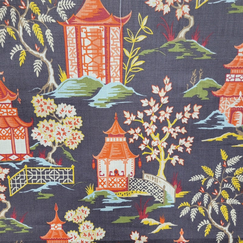 Pagoda Fabric - Etsy