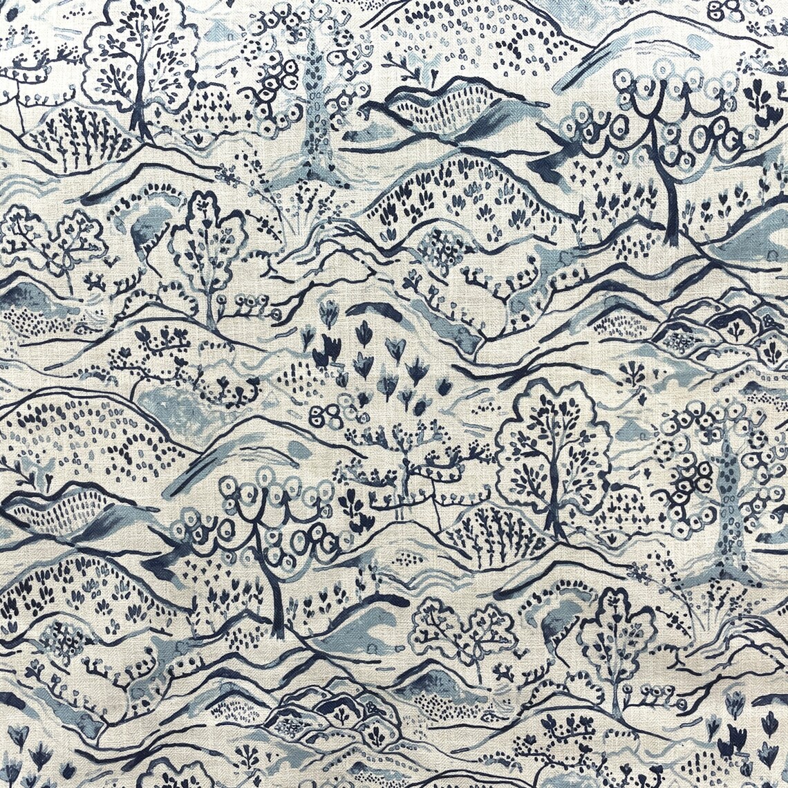 Nami Indigo Regal Fabric - Etsy