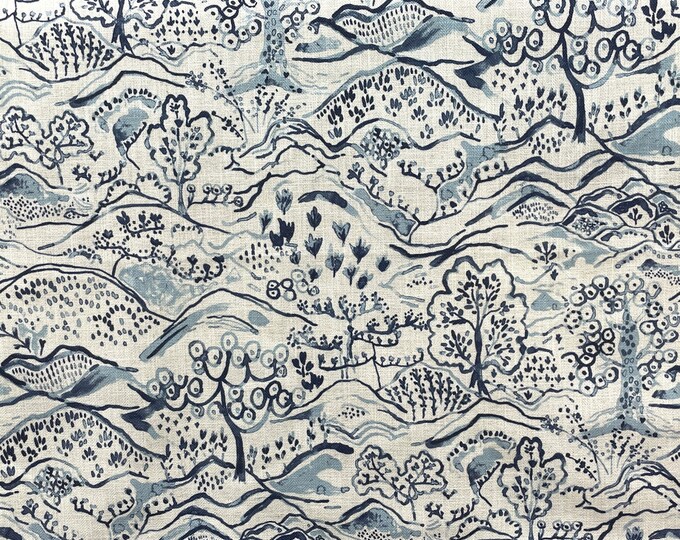 Nami Indigo Regal Fabric - Etsy