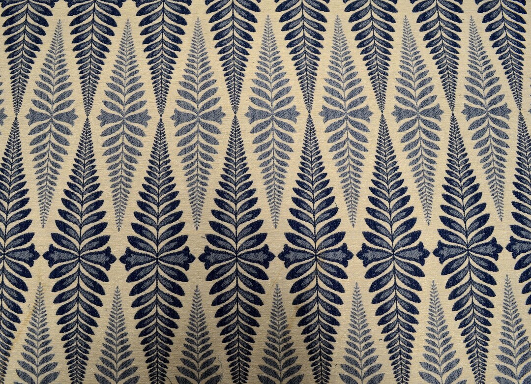 Rimini Indigo Regal Fabric - Etsy