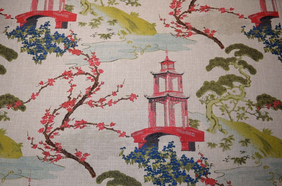 Zen Linen Regal Fabric (U19028) - Etsy