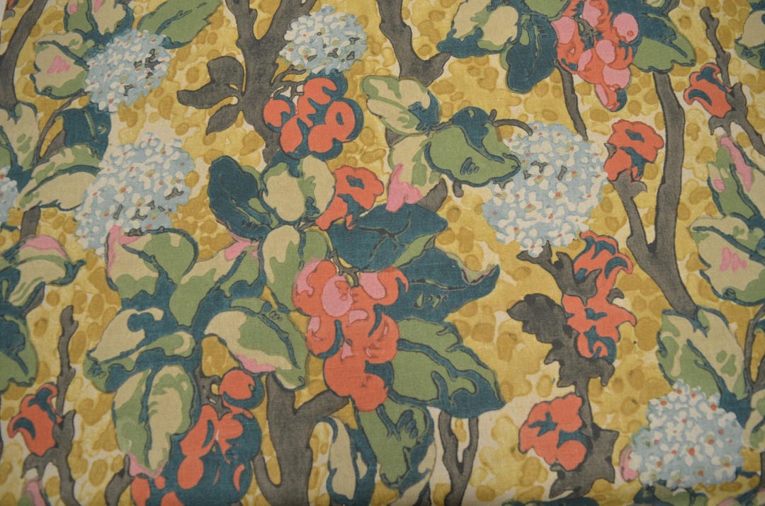 Bell Blooms Ochre Pkaufmann Fabric - Etsy