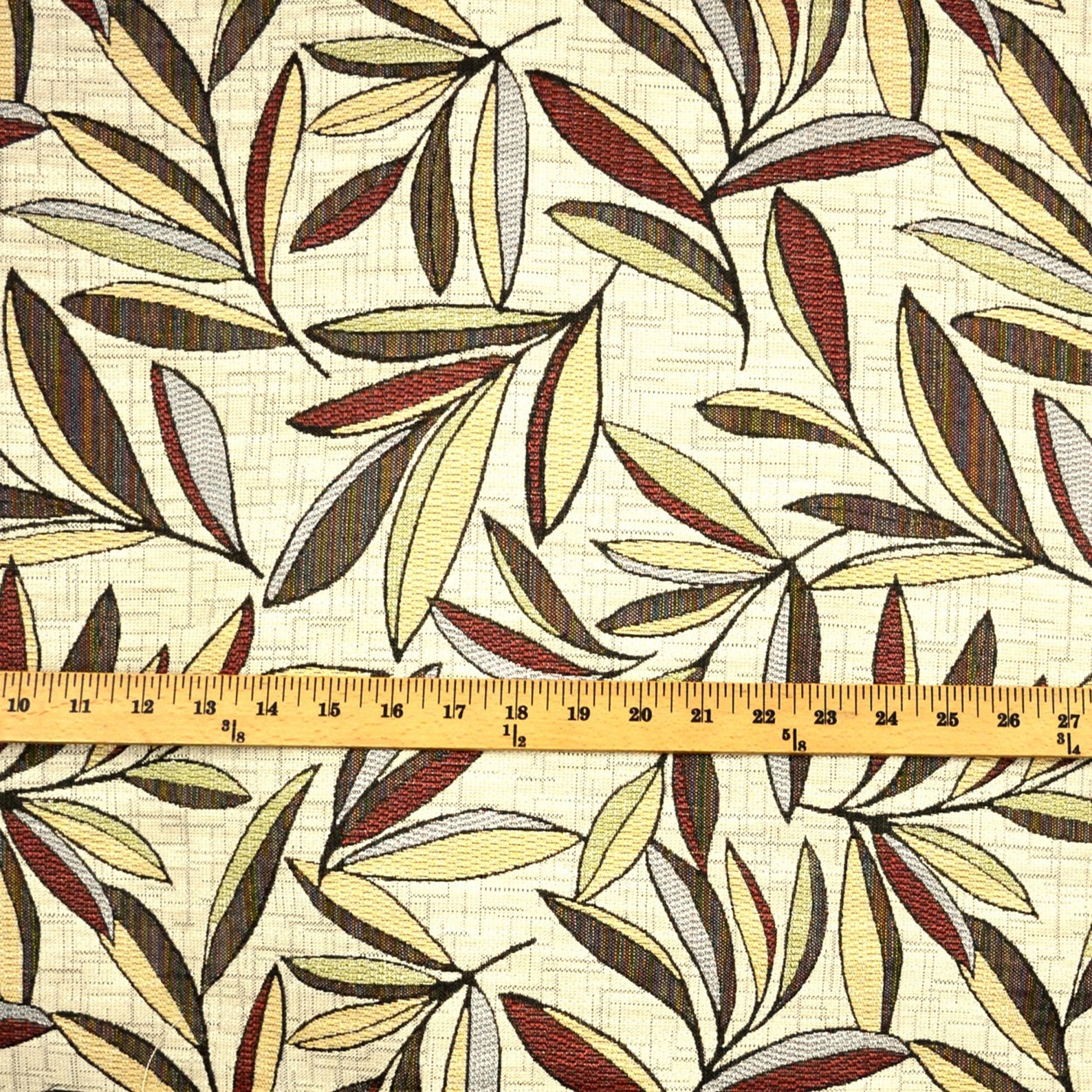 Garfield Redstone Tropical Leaf Floral Fabric - Etsy