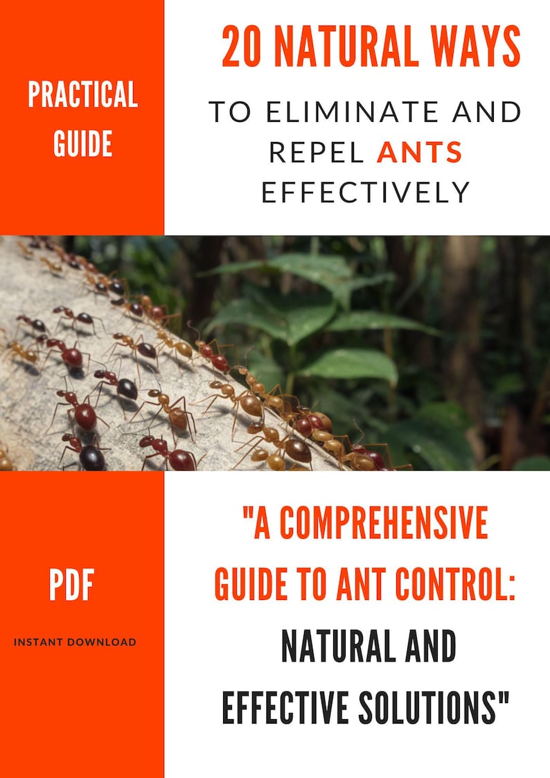 20 Natural Ways to Eliminate and Repel Ants Effectively – PDF Instant ...
