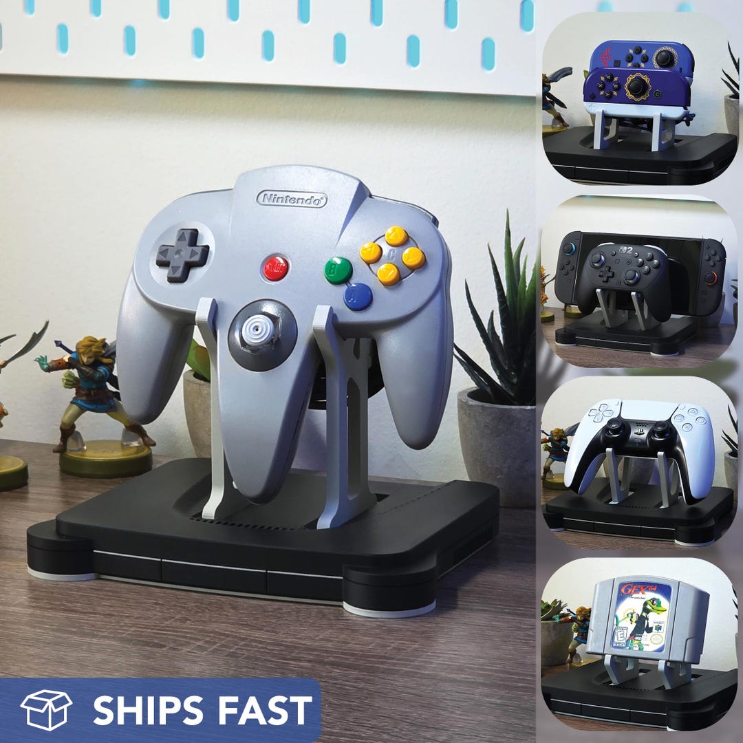 N64 Display Stand, Nintendo Switch Online NSO Controller - Etsy