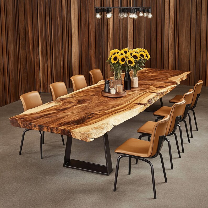 Modern Extendable Dining Table – Solid Wood Kitchen Table - Etsy