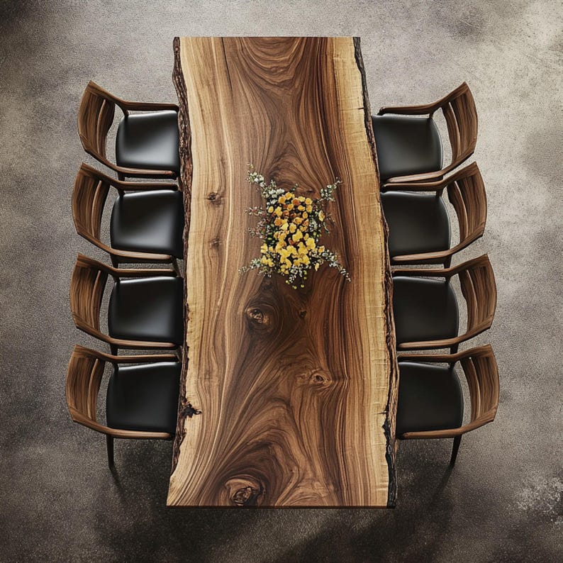 Modern Extendable Dining Table – Solid Wood Kitchen Table - Etsy