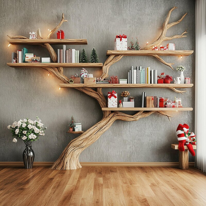 Tree Bookshelf - Etsy