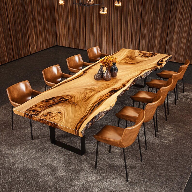 Modern Extendable Dining Table – Solid Wood Kitchen Table - Etsy