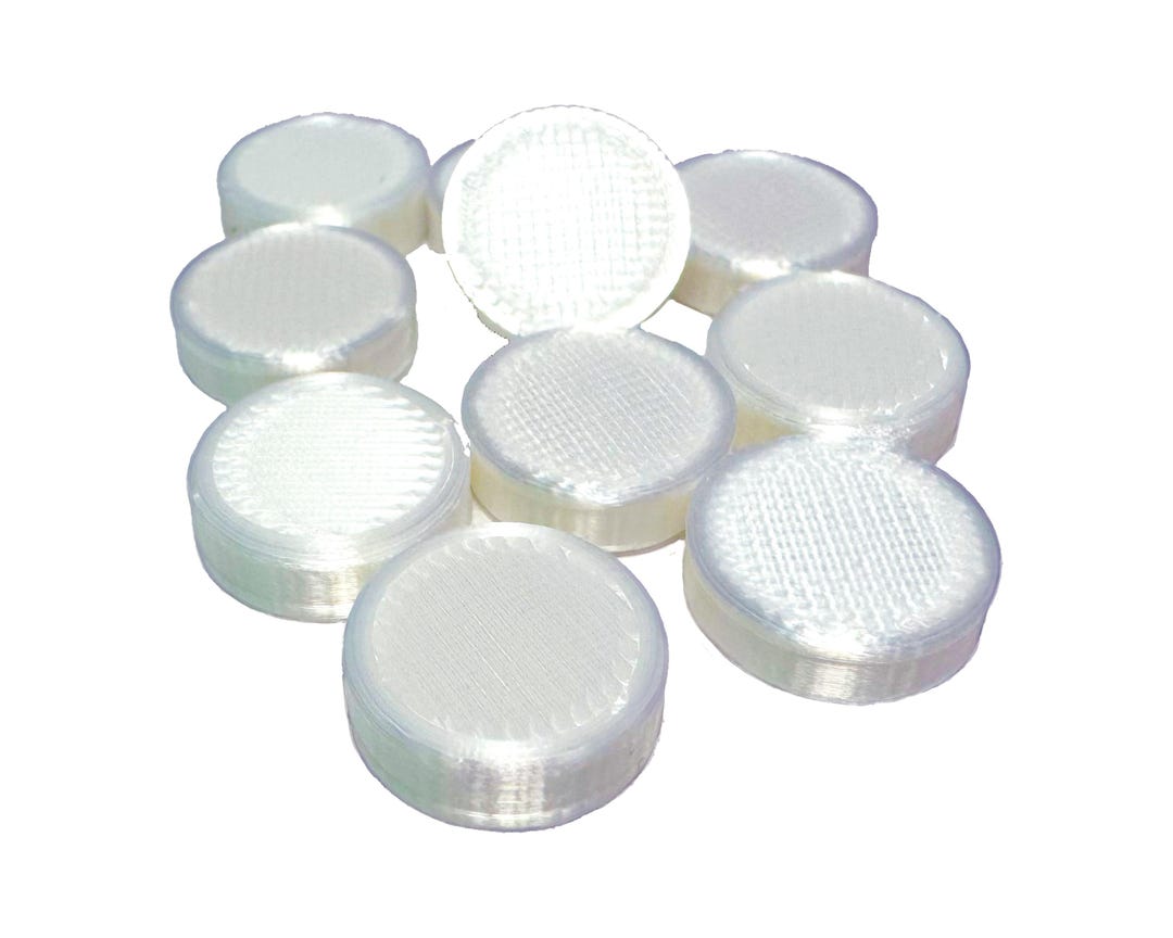 White Frost-petal Game Tokens – 30 Silk Counters for Tabletop Play - Etsy