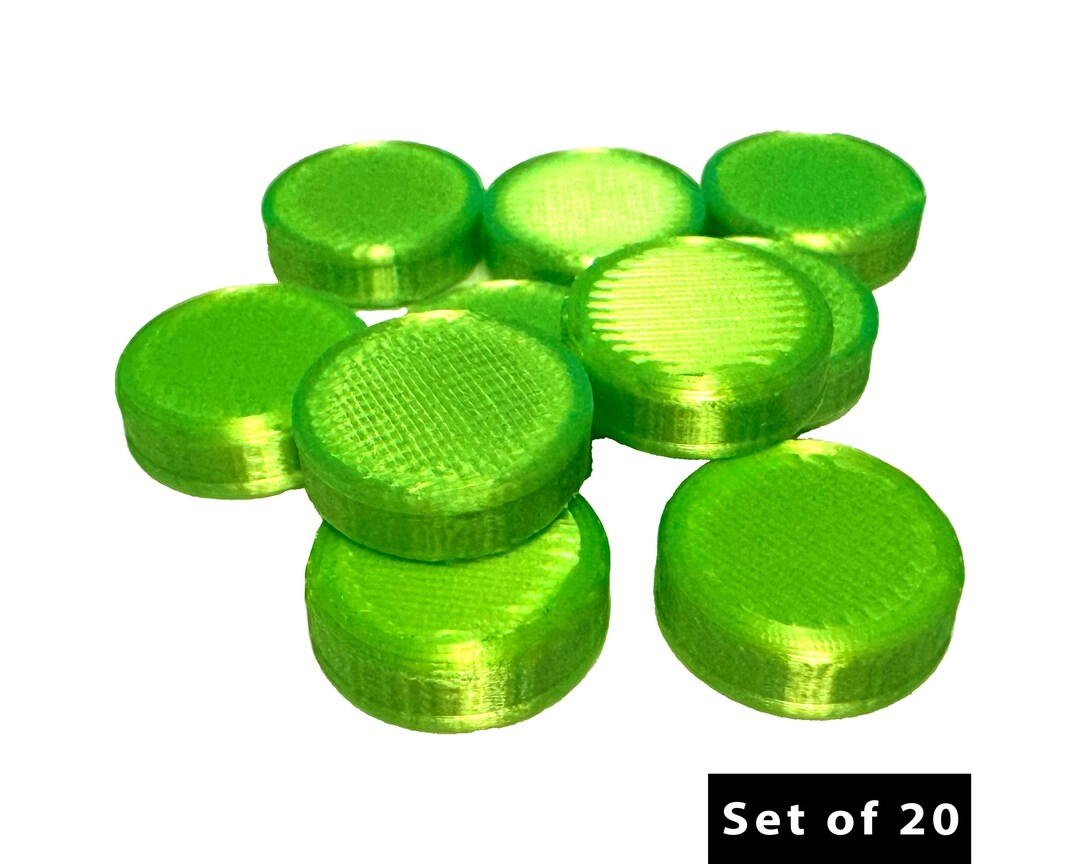 Game Tokens / Markers: Slimesheen Green - Etsy