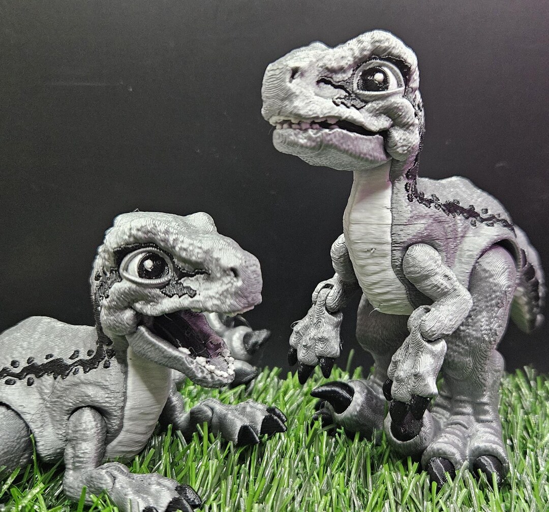 Raptor Toy | Flexi Raptor Toy | Fidget Toy | 3D Printed Toy | Dinosaur ...