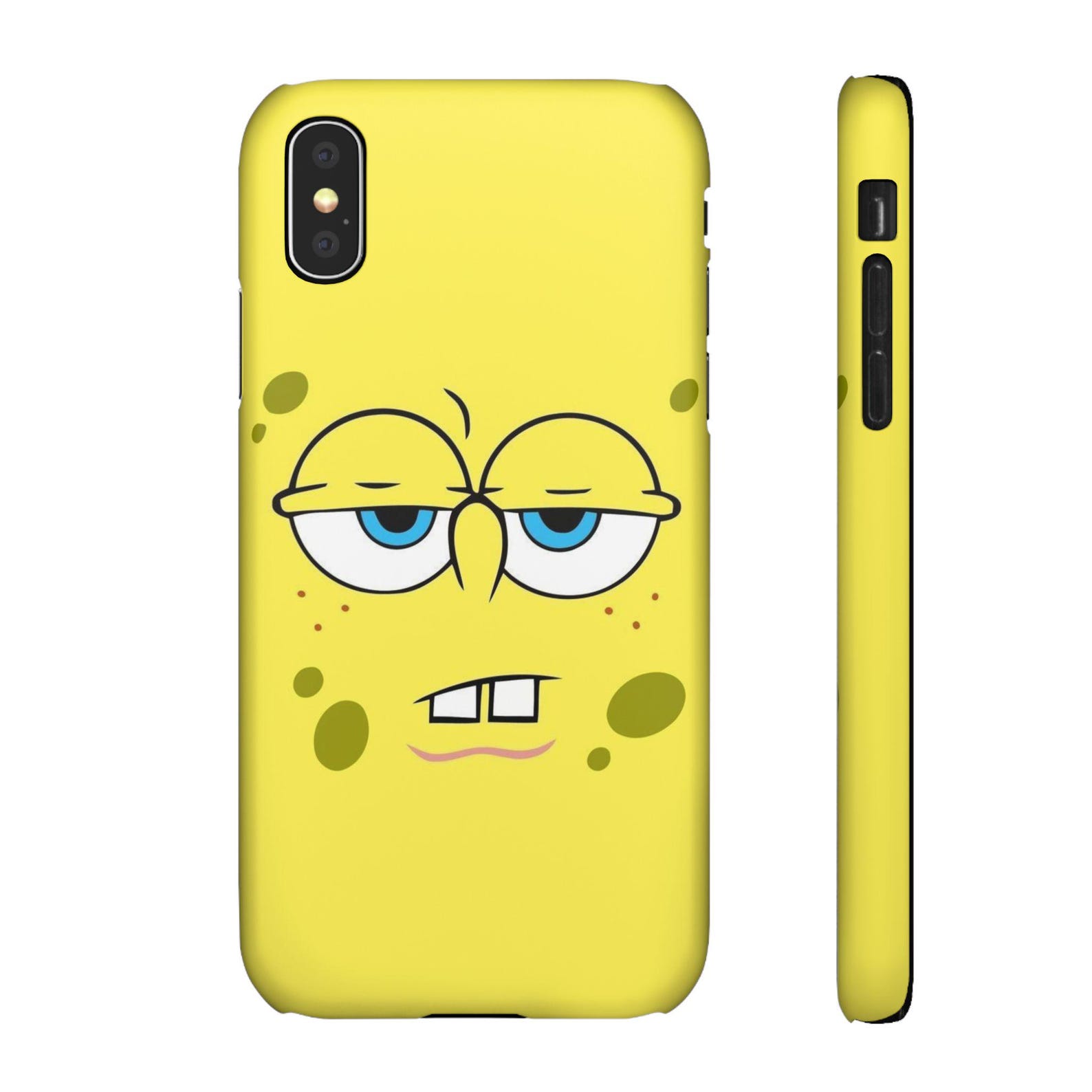 Spongebob Snap Case, Fun Phone Cover, Cute Yellow Protection, Gifts for ...