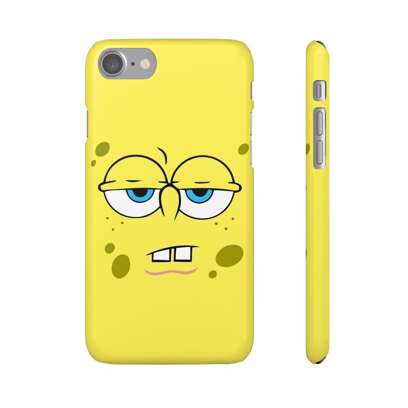 Spongebob Snap Case, Fun Phone Cover, Cute Yellow Protection, Gifts for ...