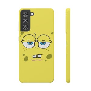 Spongebob Snap Case, Fun Phone Cover, Cute Yellow Protection, Gifts for ...
