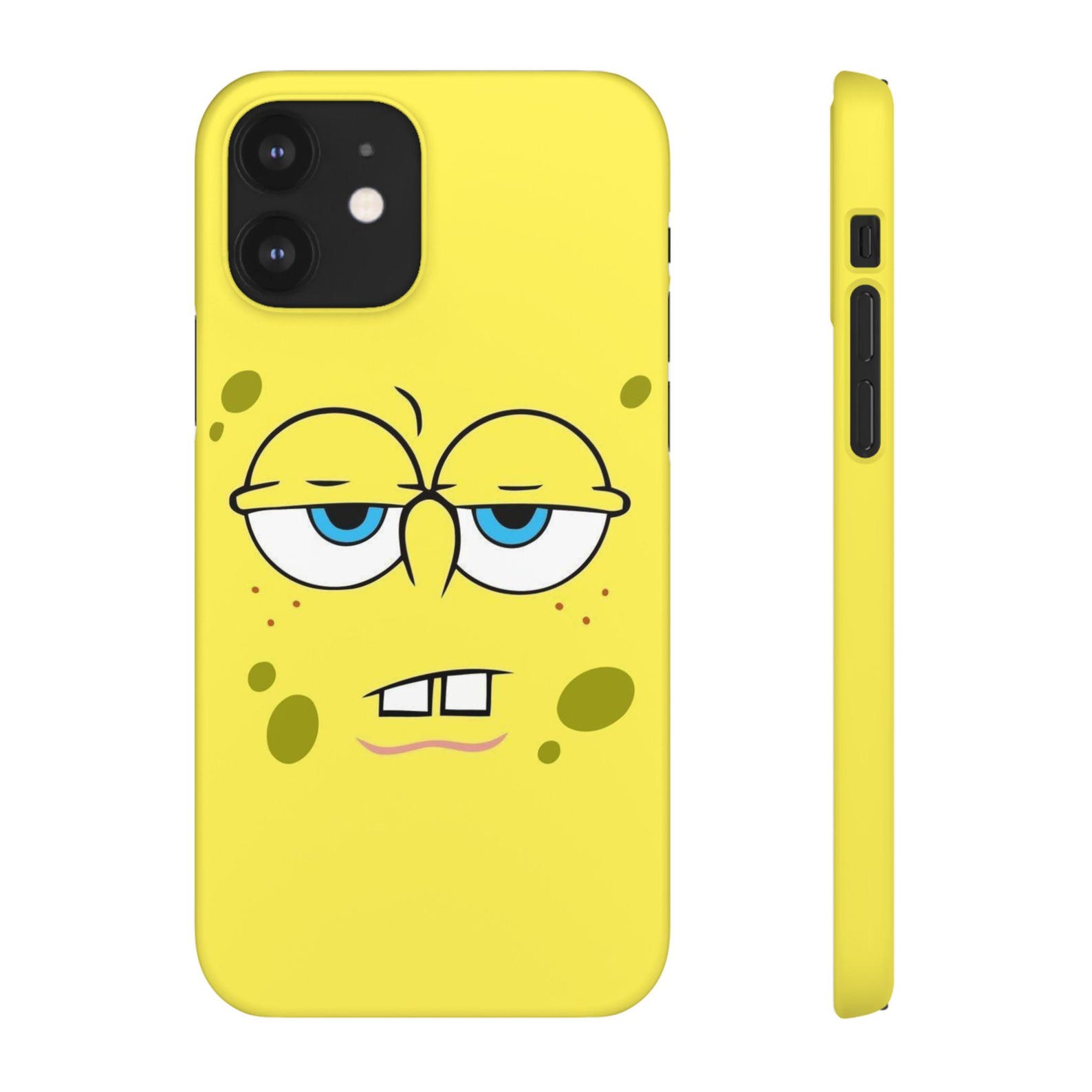 Spongebob Snap Case, Fun Phone Cover, Cute Yellow Protection, Gifts for ...