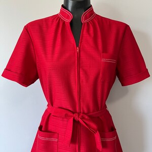 Red Vintage Uniform / Vintage Suit / Nurses Uniform / Canadian Made ...
