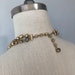 Vintage 60s Necklace / Gold and Crystal / Stones and Beads / MCM / Mod ...