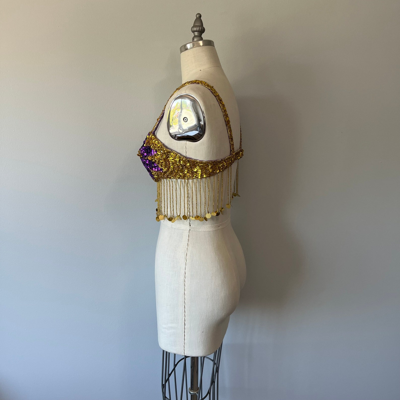 Handmade Performer Bra / Pin up Dancer Bra / Sequinned - Etsy Canada