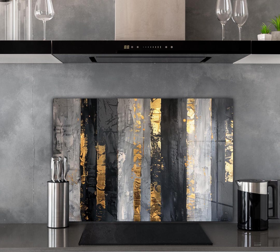 Tree of Life Kitchen Backsplash, Stove Back Cover, Tempered Glass Stove ...