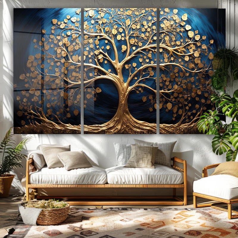 Money Tree Painting - Etsy
