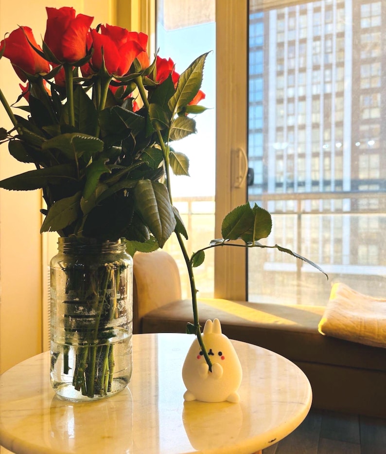 Bunny Cable Holder – 3D Printed Cord Organizer, Cute Desk Accessory ...