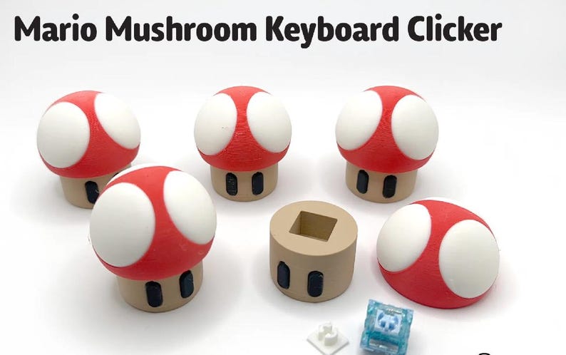 3D Printed Fidget Clicker Set: Skull, Poop, Coffee Bean Desk Toys - Etsy