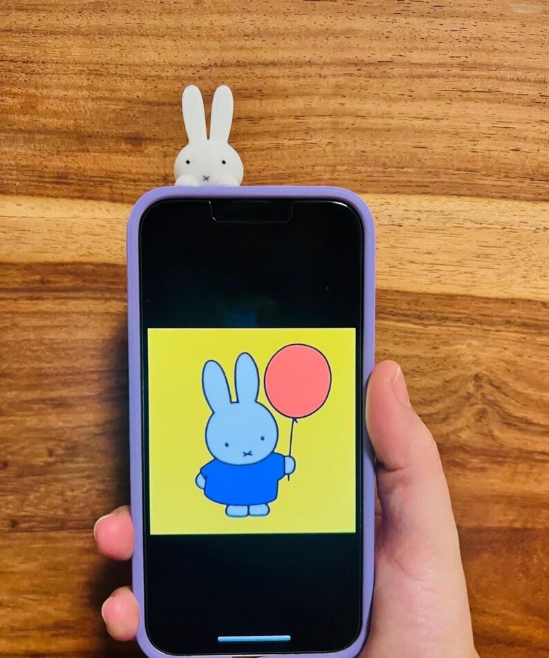 3D Printed Bunny Phone Charm: Kawaii Phone Accessory - Etsy