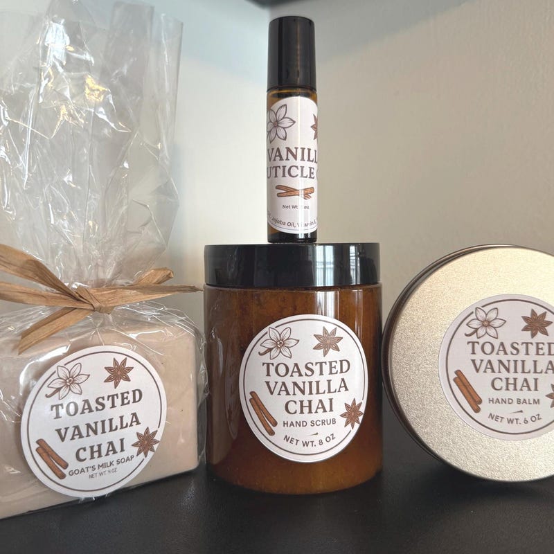 Vanilla Skin Care Set - Etsy